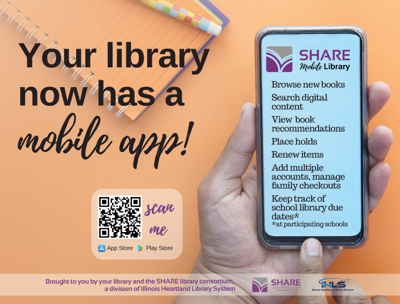 SHARE Mobile Library App Marketing Materials | SHARE